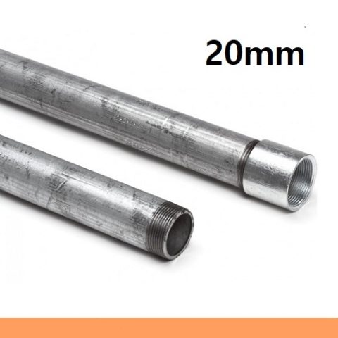 Conduit galvanizado 20mm roscable | Tienda SolSur, importación, venta e ...